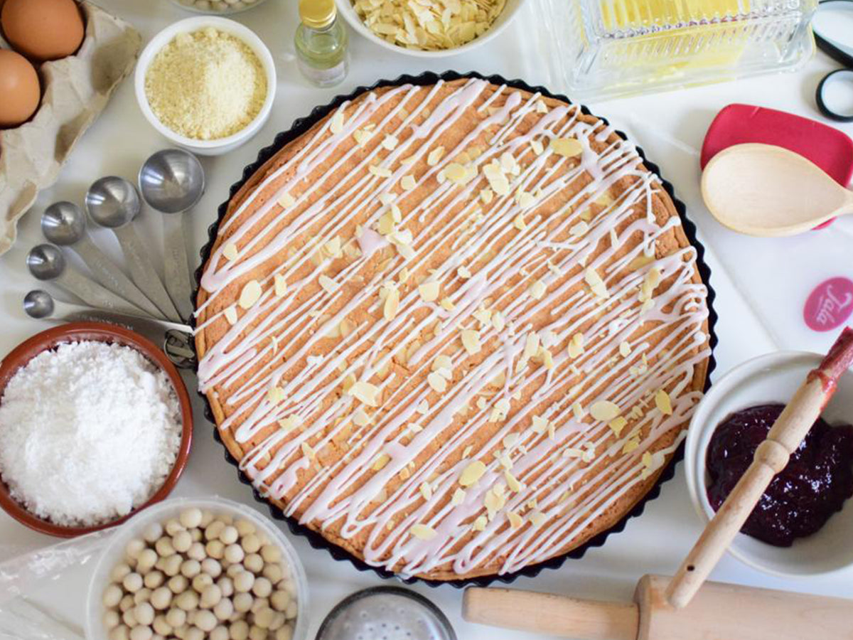 Giant Bakewell Tart – Tala Cooking