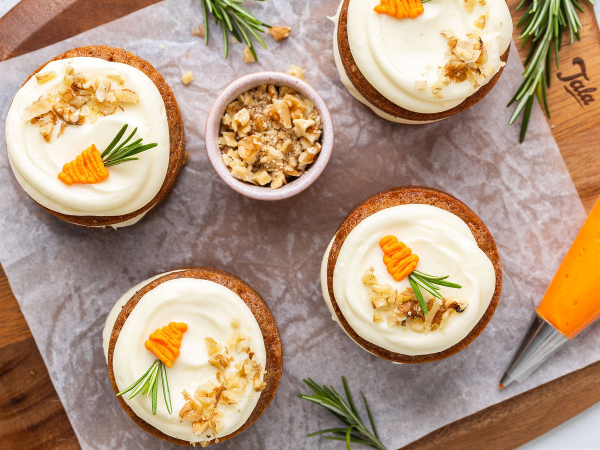 Mini Carrot Cakes – Tala Cooking