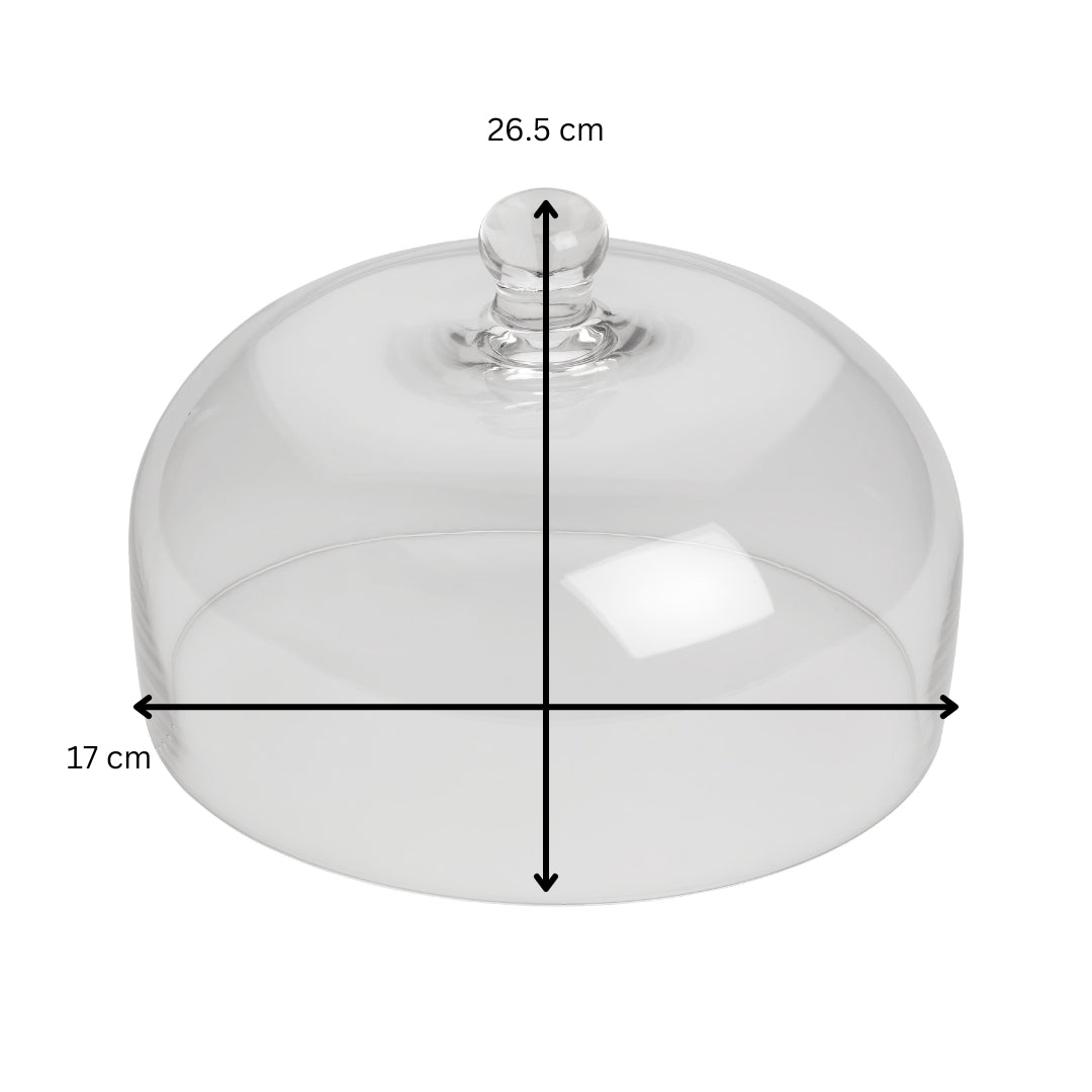 Tala Glass Dome. 26.5cm Dia 17cm Height – Tala Cooking