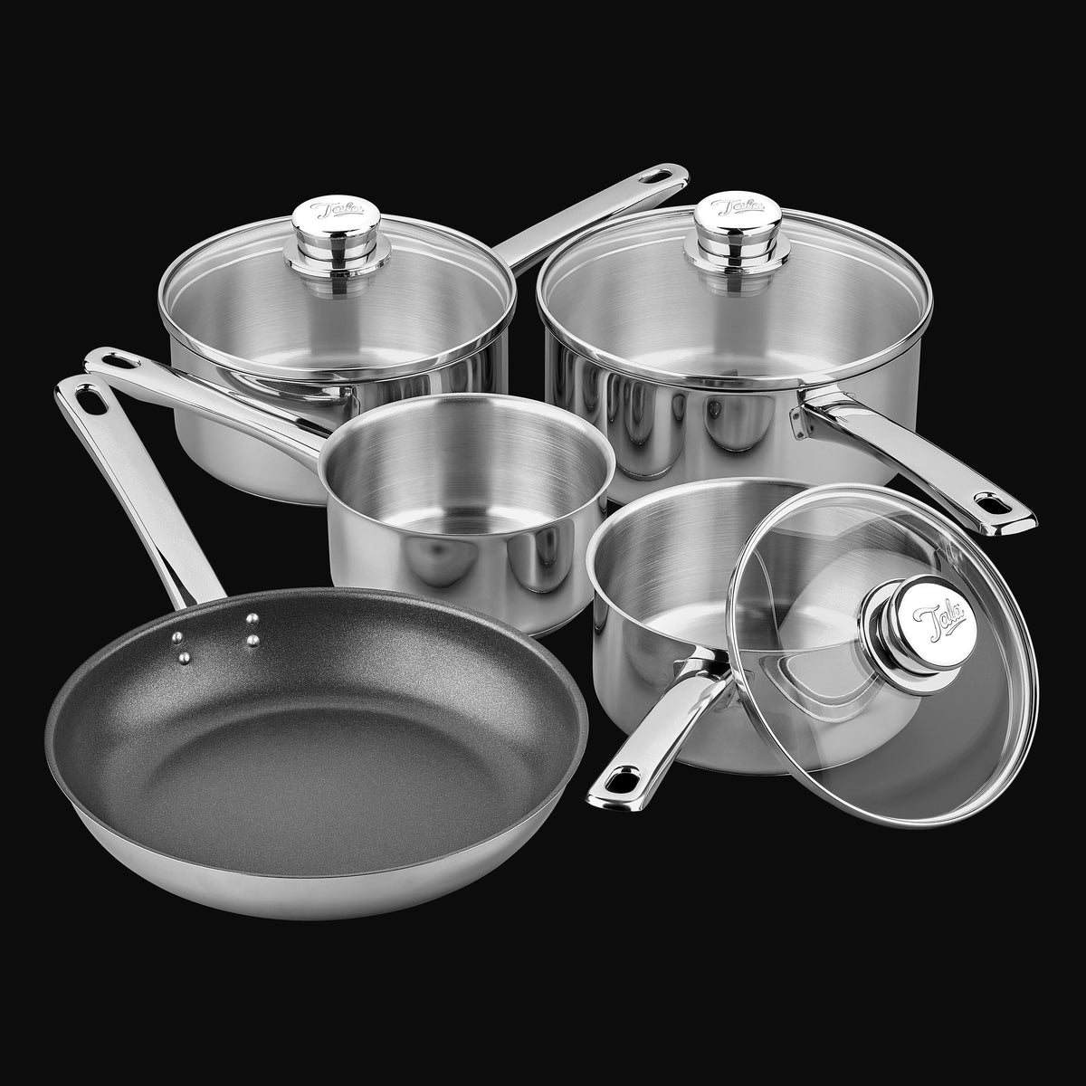 Tala Performance Classic 5 Piece Cookware Set 14 /16 /18 /20cm Pots an ...