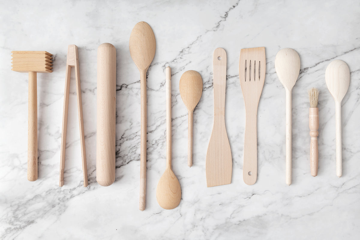 Tala Set Of 3 Beech Utensils – Tala Cooking